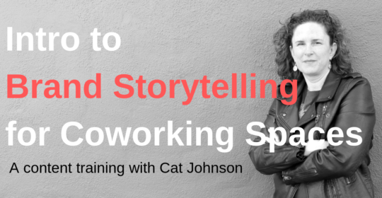 Cat Johnson - coworking, content and community